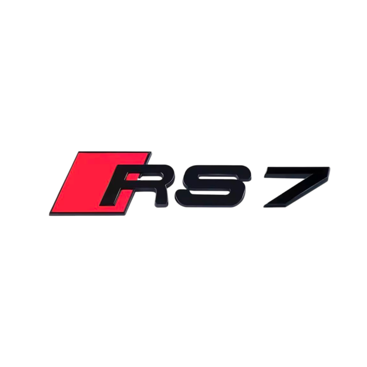 Logo de coffre noir Badge AUDI RS7 Black Edition – Euro Racing Parts
